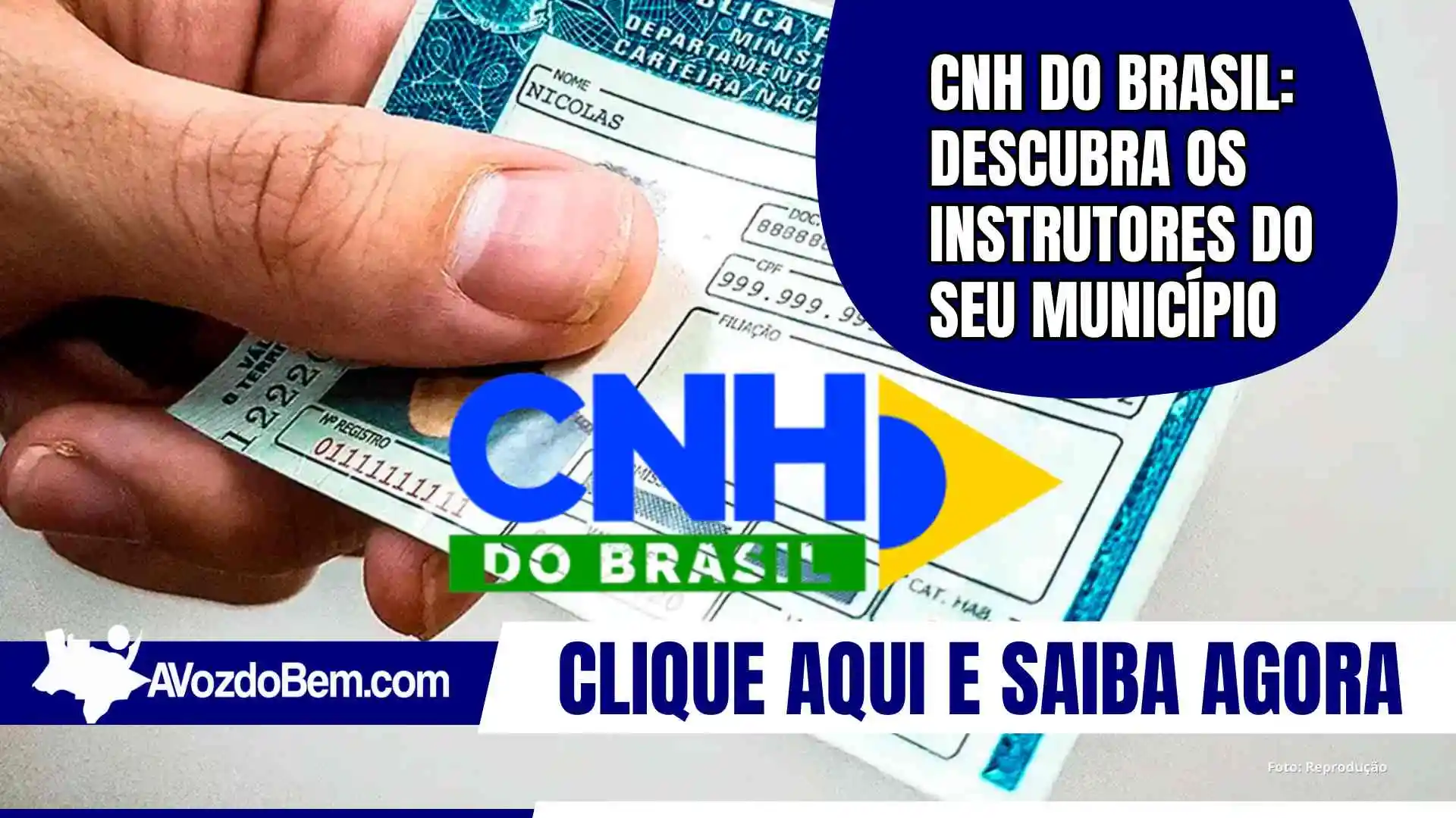 CNH do Brasil: descubra os instrutores do seu município